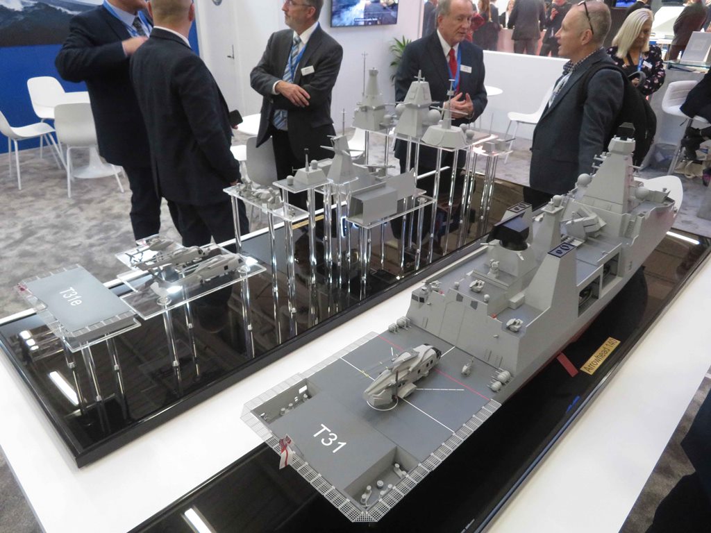 El concepto multipropósito Type 31e de la futura fragata británica ...