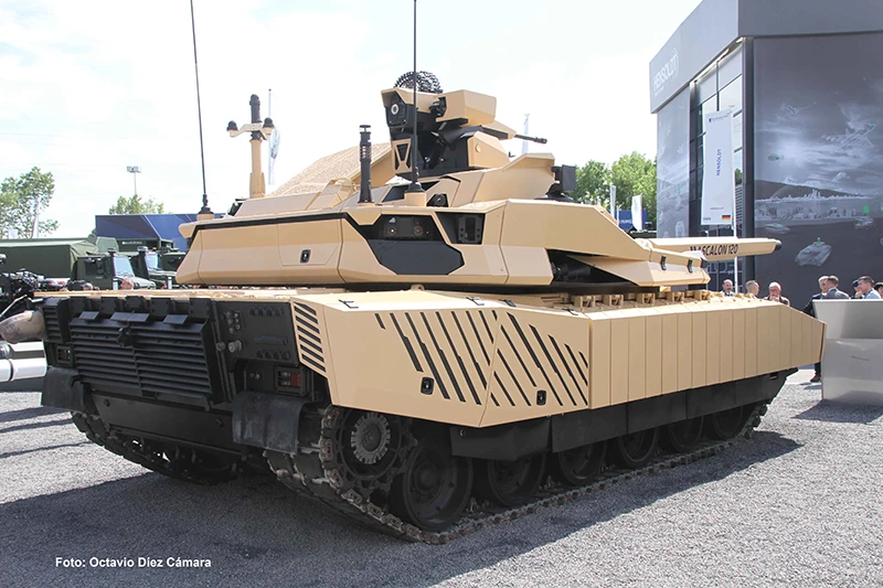 El carro de combate Leclerc Evolution y la torre Ascalon que lo arma ...