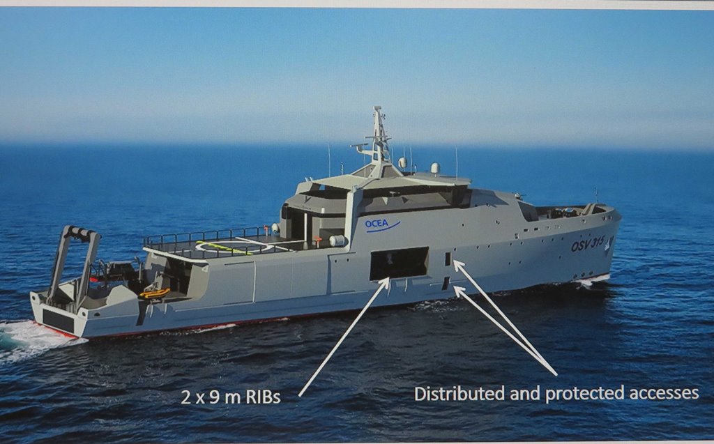 Buque multipropósito OSV 315 de OCEA - Noticias Defensa Defensa Naval