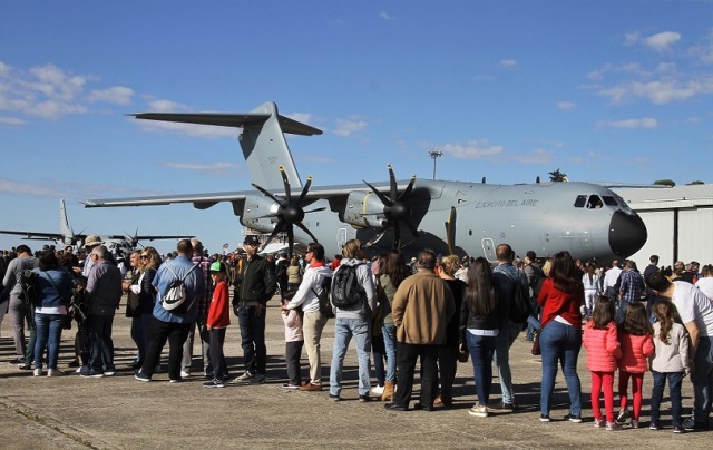 La jornada de puertas abiertas en la Base Aérea de Getafe en imágenes ...