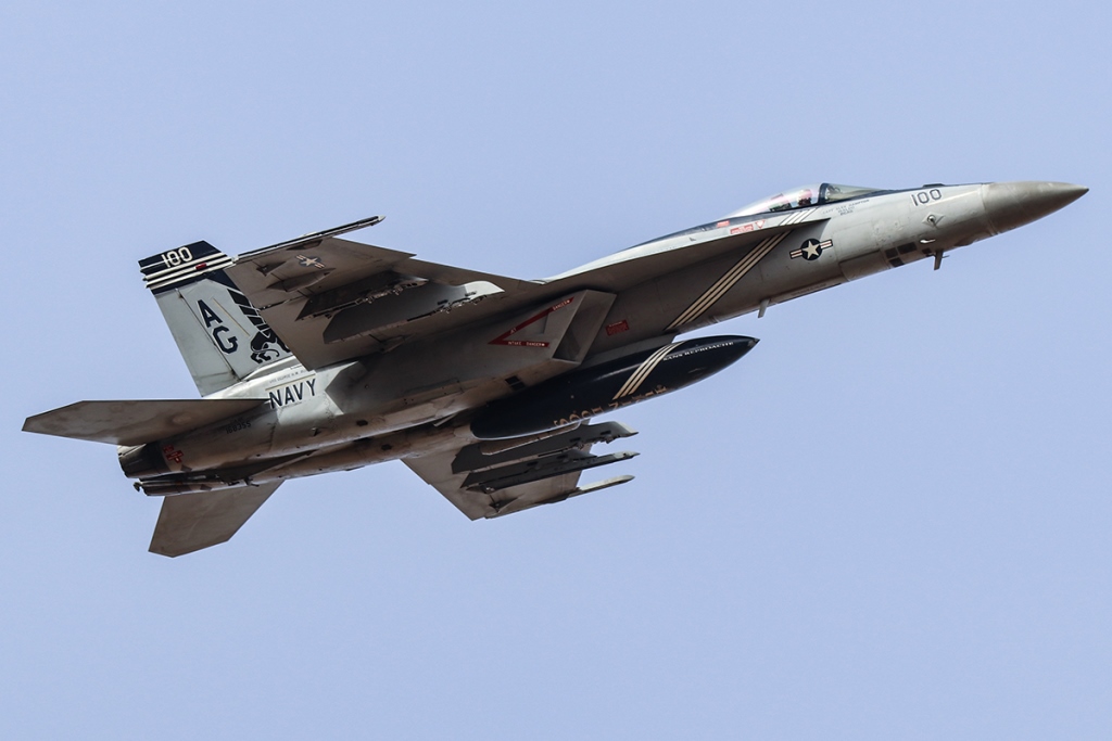 F/A-18 Super Hornet de la Marina de los Estados Unidos en Albacete ...