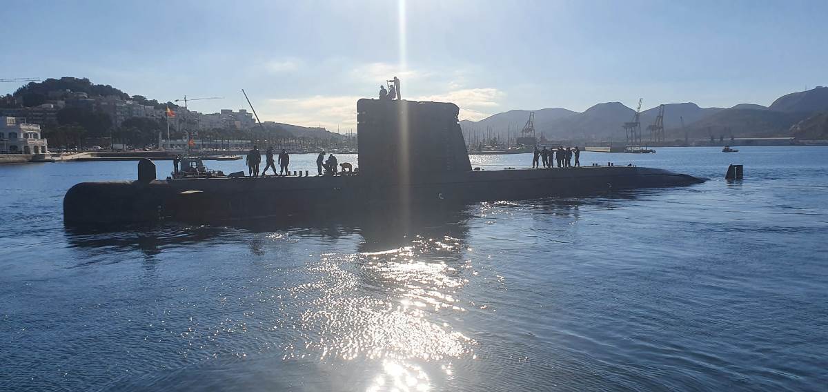 El submarino S-71 Galerna de la Armada española vuelve al mar ...