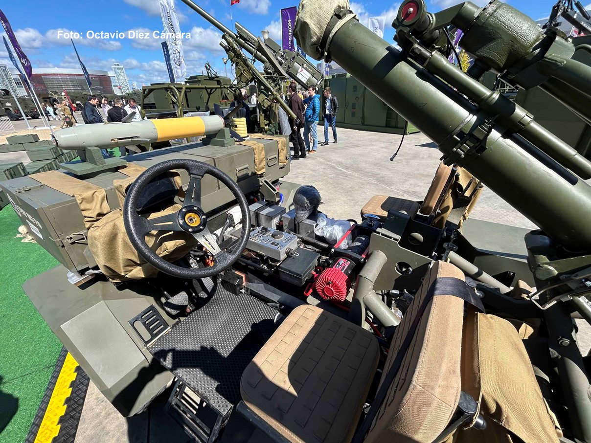 Quadriga, nuevo concepto de mortero robótico pesado ruso - Noticias Defensa Rusia