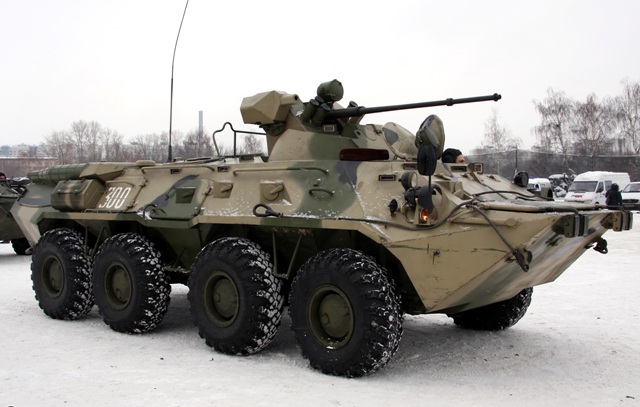 El Ejército del Perú evalúa en Rusia los blindados BTR-80 y BTR-82A-noticia defensa.com ...