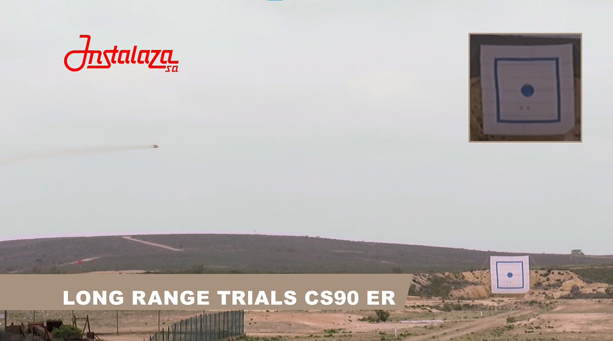 Primeros disparos de su nuevo CS90-ER Extended Range de Instalaza ...