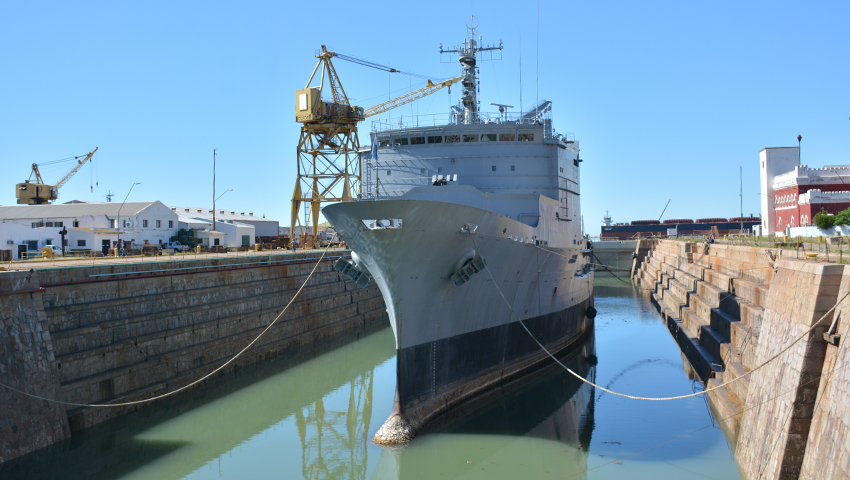 Repararan el buque logístico “Patagonia” de la Armada Argentina ...