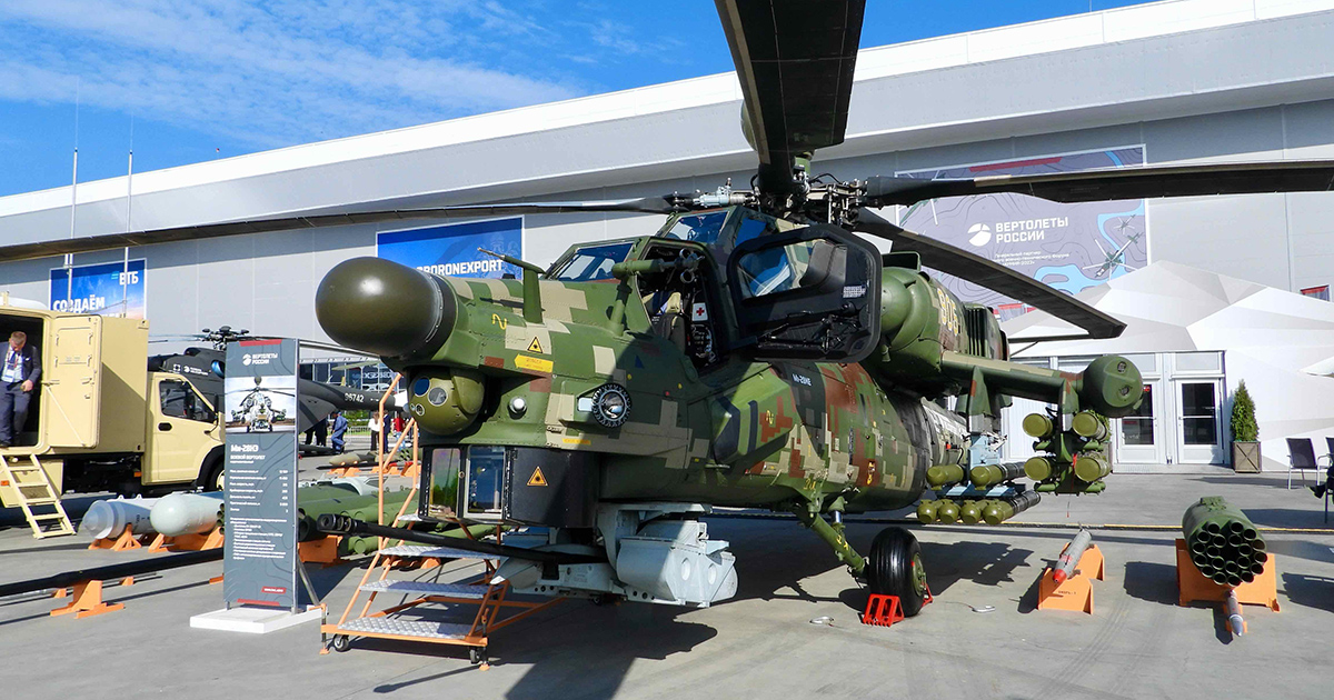 Los helicópteros de ataque nocturno rusos Mi-28N en Uganda - Noticias ...