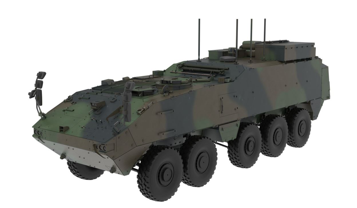 Nueva variante del Piranha V de GDELS con configuración 10x10 ...