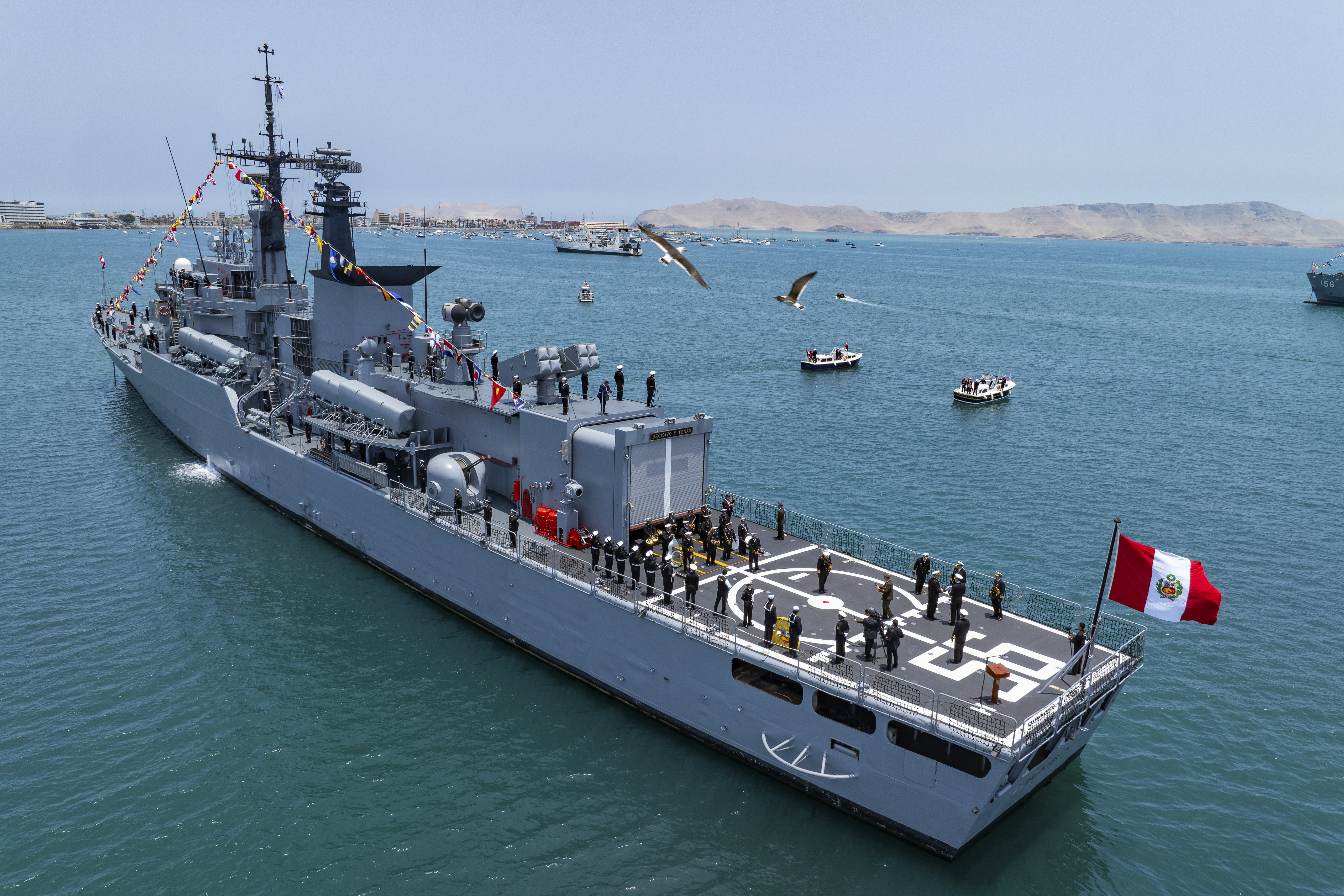 Marina De Guerra Del Peru Logo El Nuevo Buque Insignia De La Marina De