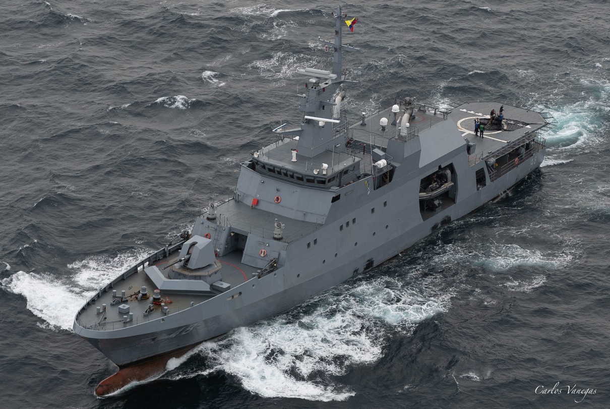 El ARC Victoria de la Armada de Colombia vuelve a su base - Noticias ...