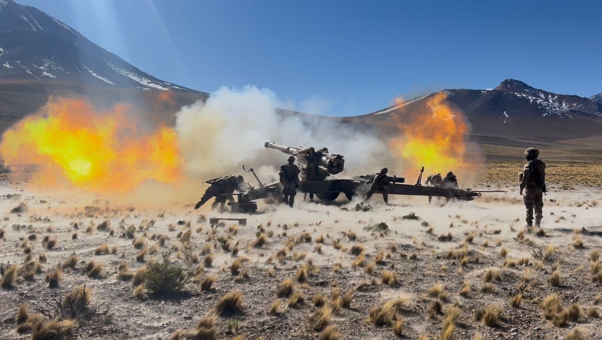 El Ejército de Chile pone a prueba sus obuses Soltam M-71 - Noticias ...