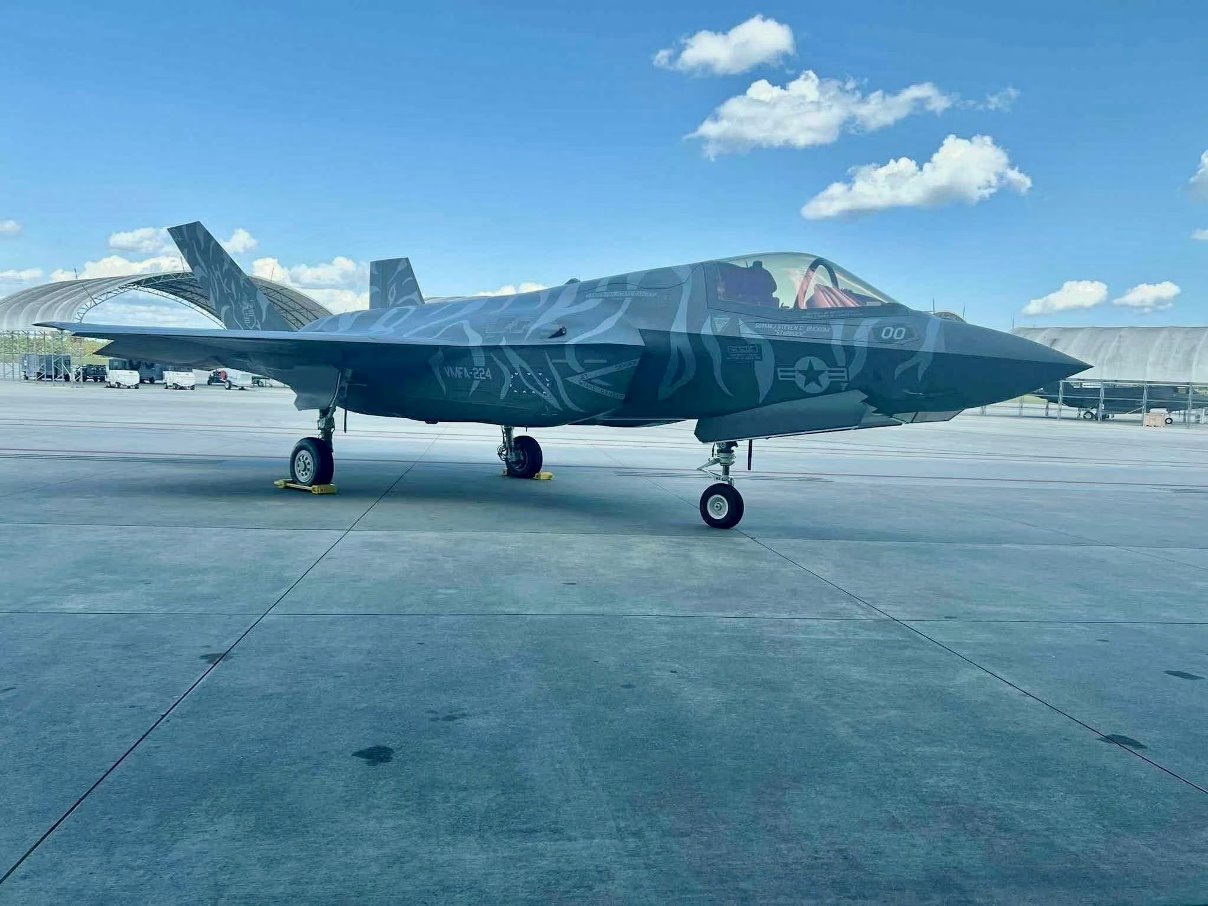 El primer F-35 con decoración de rayas de Tigre - Noticias Defensa defensa.com OTAN y Europa