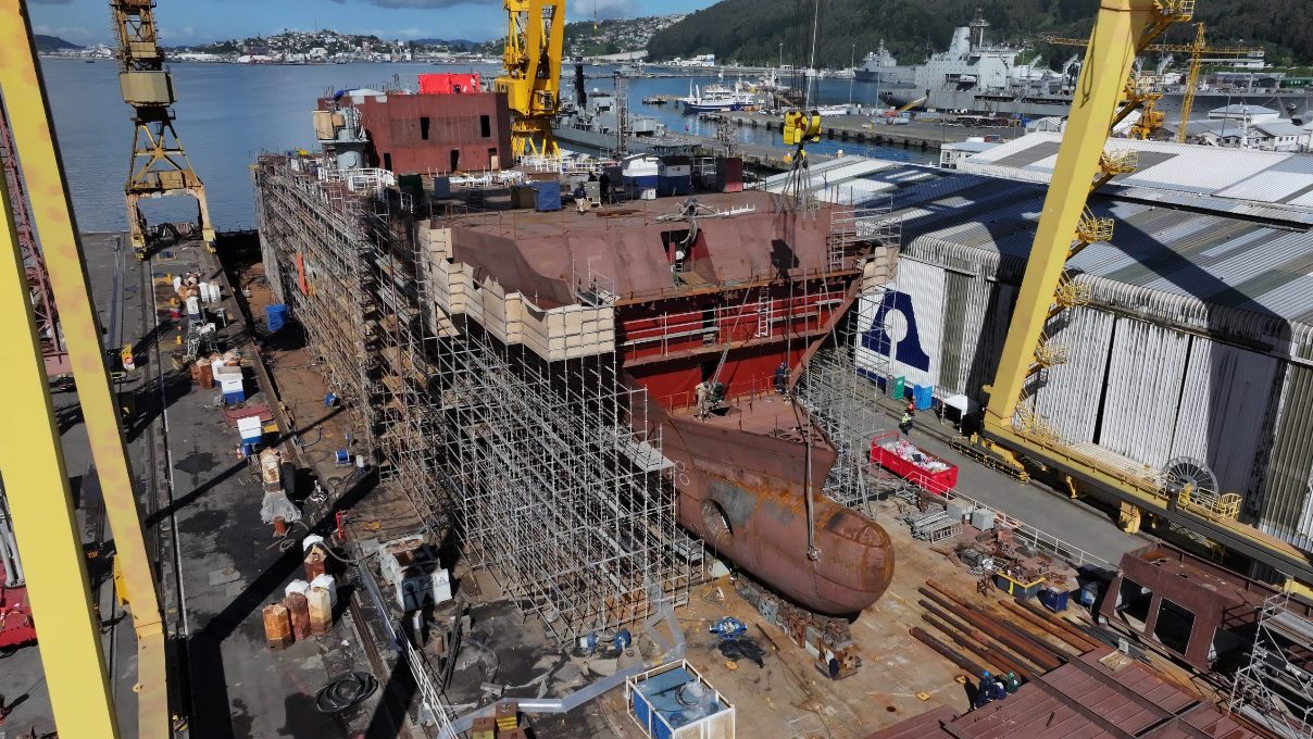 92% de avance estructural en primer buque del Proyecto Escotillón IV ...