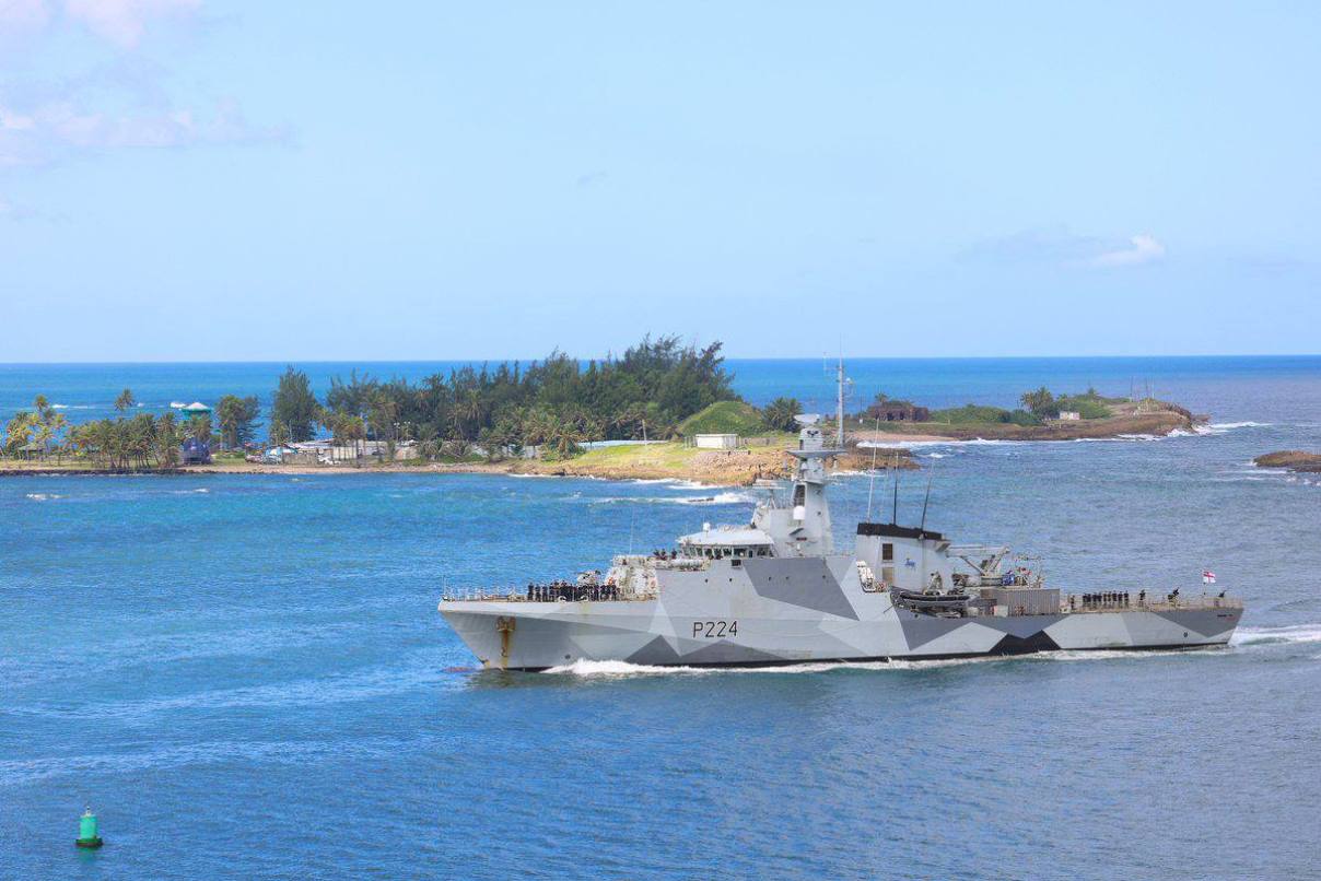 Despliegue en el Caribe de Buques de la Royal Navy y Armada Real de ...