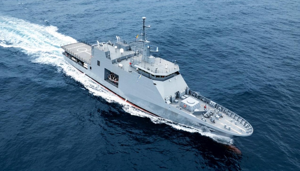 Entrega a la Armada Colombia Patrullero Oceánico ARC 24 de Julio ...