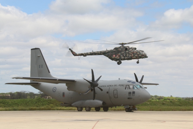 El buen desempeño de los C-27J Spartan y los Mi-171Sh-P del Perú ...
