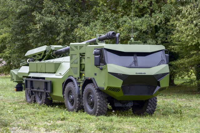 El Ejército de Tierra danés primer cliente del obús autopropulsado CAESAR 8x8-noticia defensa ...