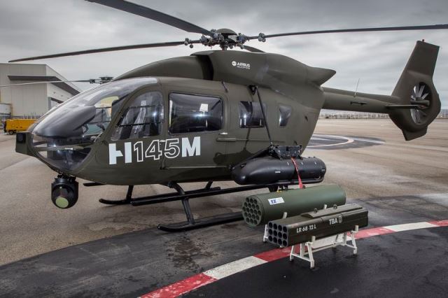 Vuelo inaugural del Airbus H145M con el sistema de armas HForce-noticia ...