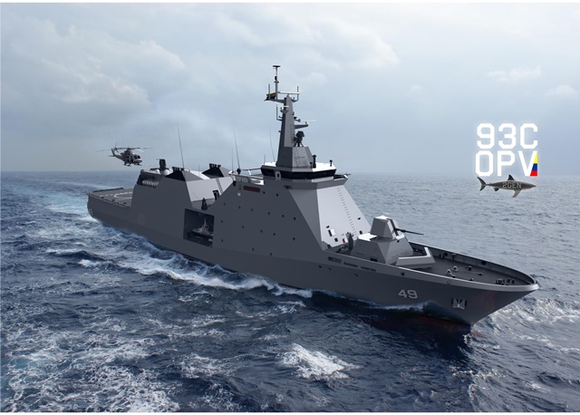 COTECMAR presenta el diseño de su nueva OPV-93C-noticia defensa.com ...