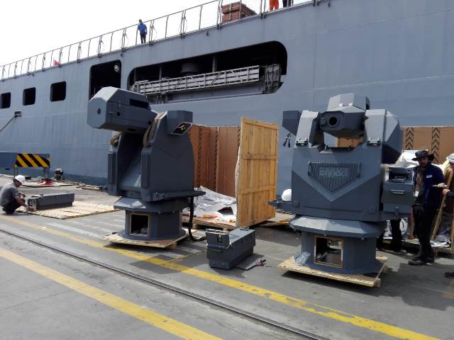 Escribano completa la instalación del armamento del BAP Pisco -noticia ...