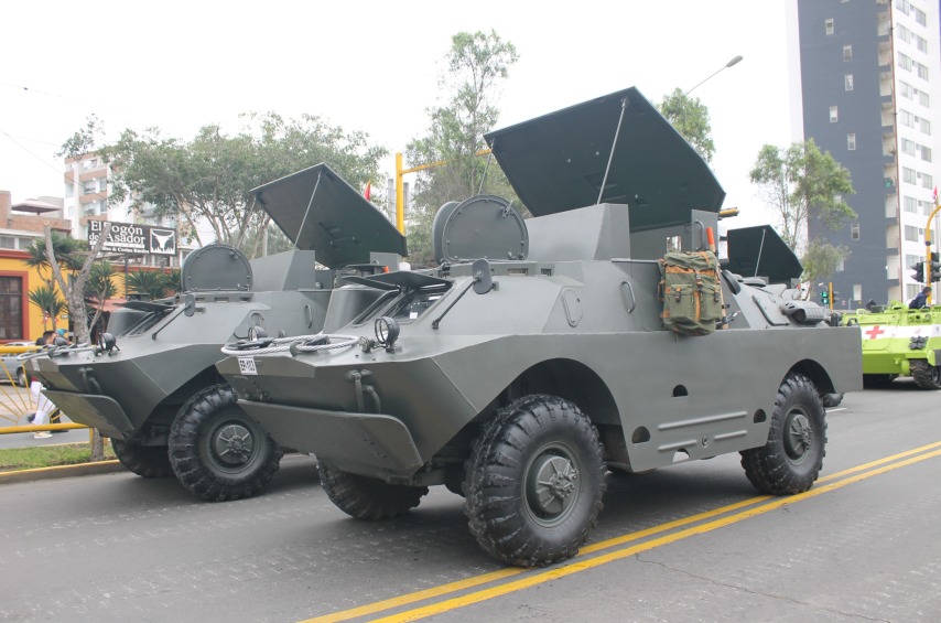 Los BRDM-2 del Ejército del Perú convertidos en vehículos de rescate ...