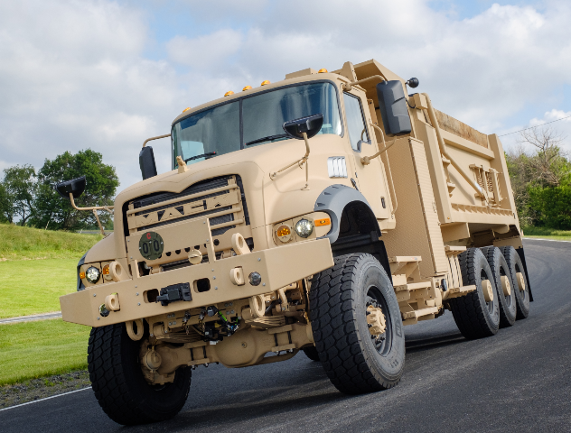 Mack Defense se asocia con Truck-Lite en el contrato de camión volquete ...