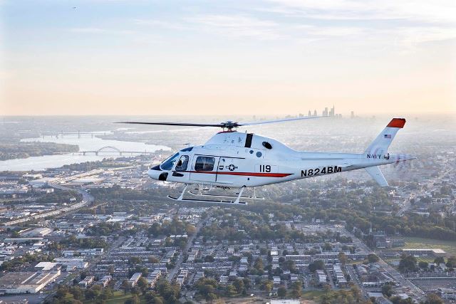 Leonardo continúa con la producción del helicóptero TH-73A para la Navy ...
