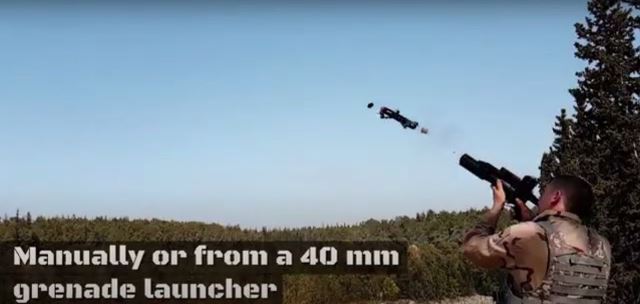 Ninox 40, un UAV lanzado desde el lanzagranadas de un fusil de asalto ...