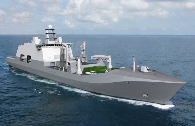 Comienza la construcción del nuevo navío de apoyo al combate para la ...