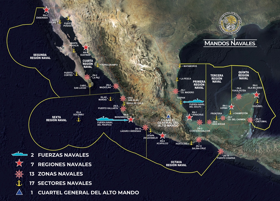 Reorganiza la Armada de México su estructura operativa - Noticias ...