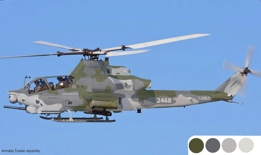 Entrega del primer helicópteros Viper a Chequia con su espectacular ...