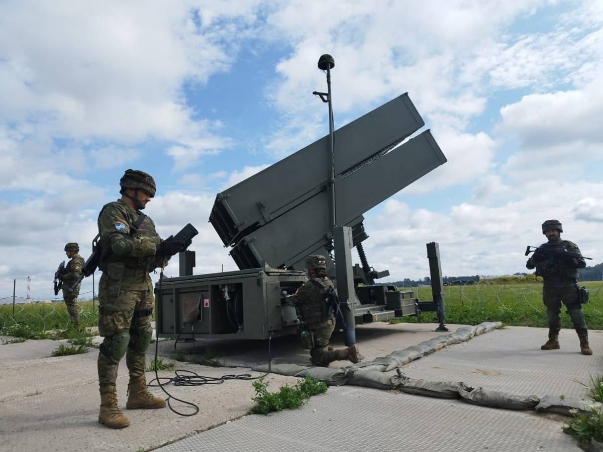 Ejercicio Unidad Defensa Antiaérea NASAMS española en Letonia - Noticias Defensa España